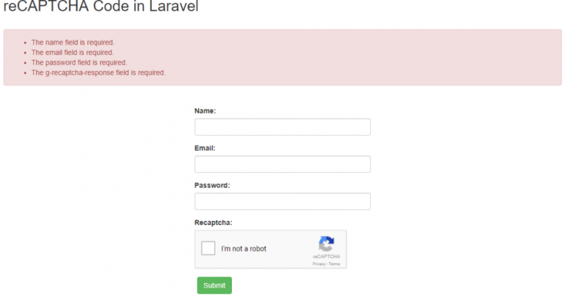 Tutorial: How To Generate Google Recaptcha Code In Laravel?