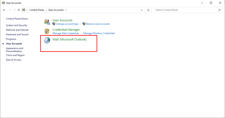 outlook not working 16