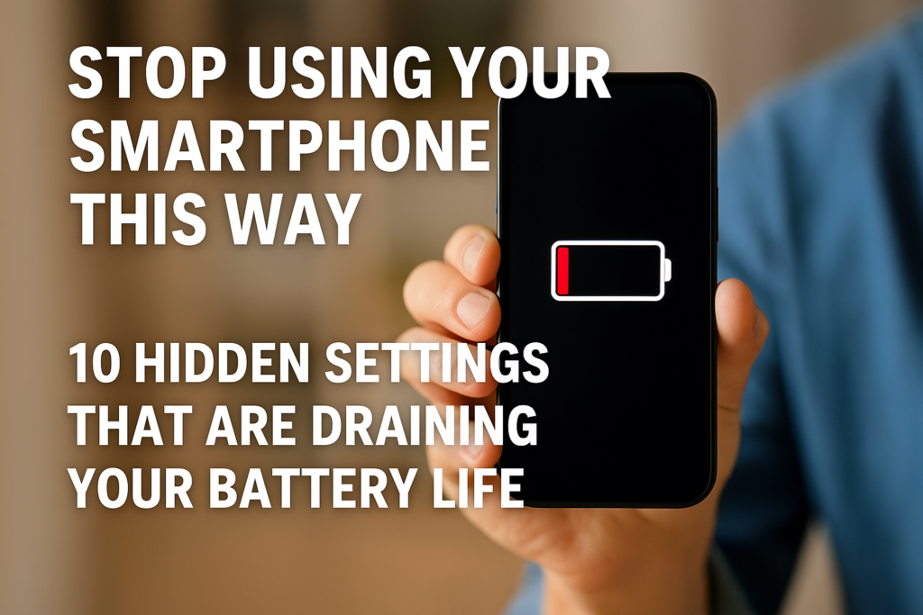 10 Hidden Settings Draining Your Smartphone Battery